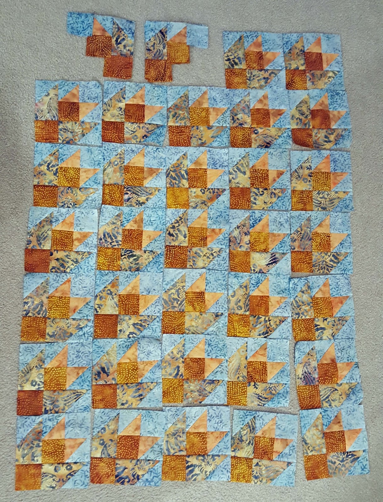 Patchwork Breeze: Mystery Quilt Progress