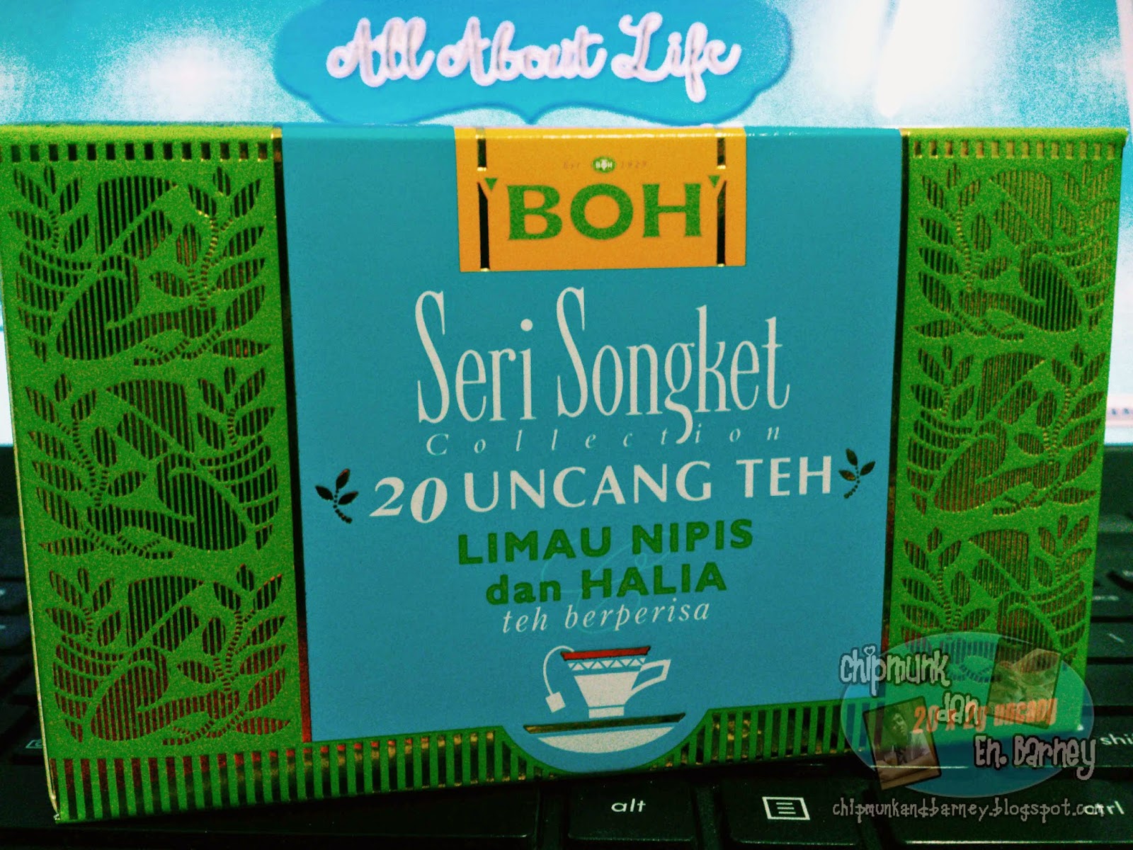All About Life: BOH Seri Songket Collection Flavoured Tea : Lime and Ginger