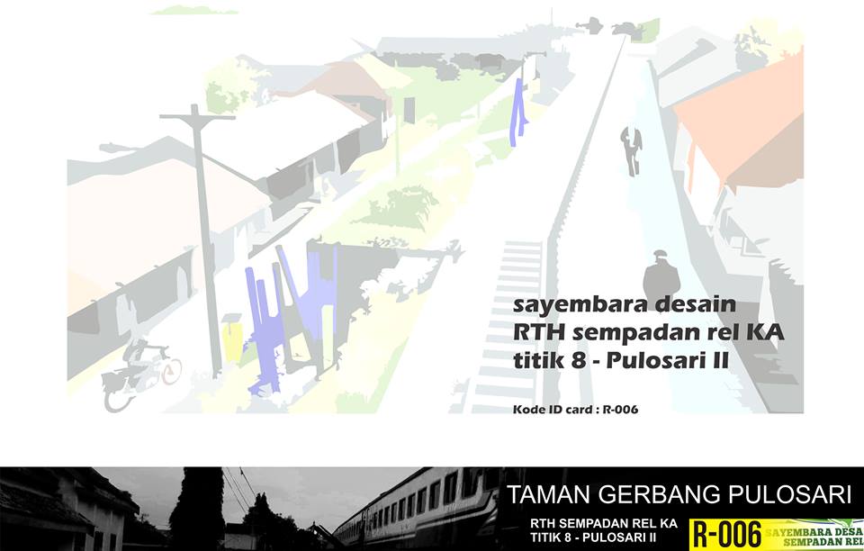 Terbaik ke 5 Lomba Desain RTH Sempadan REL kota Malang