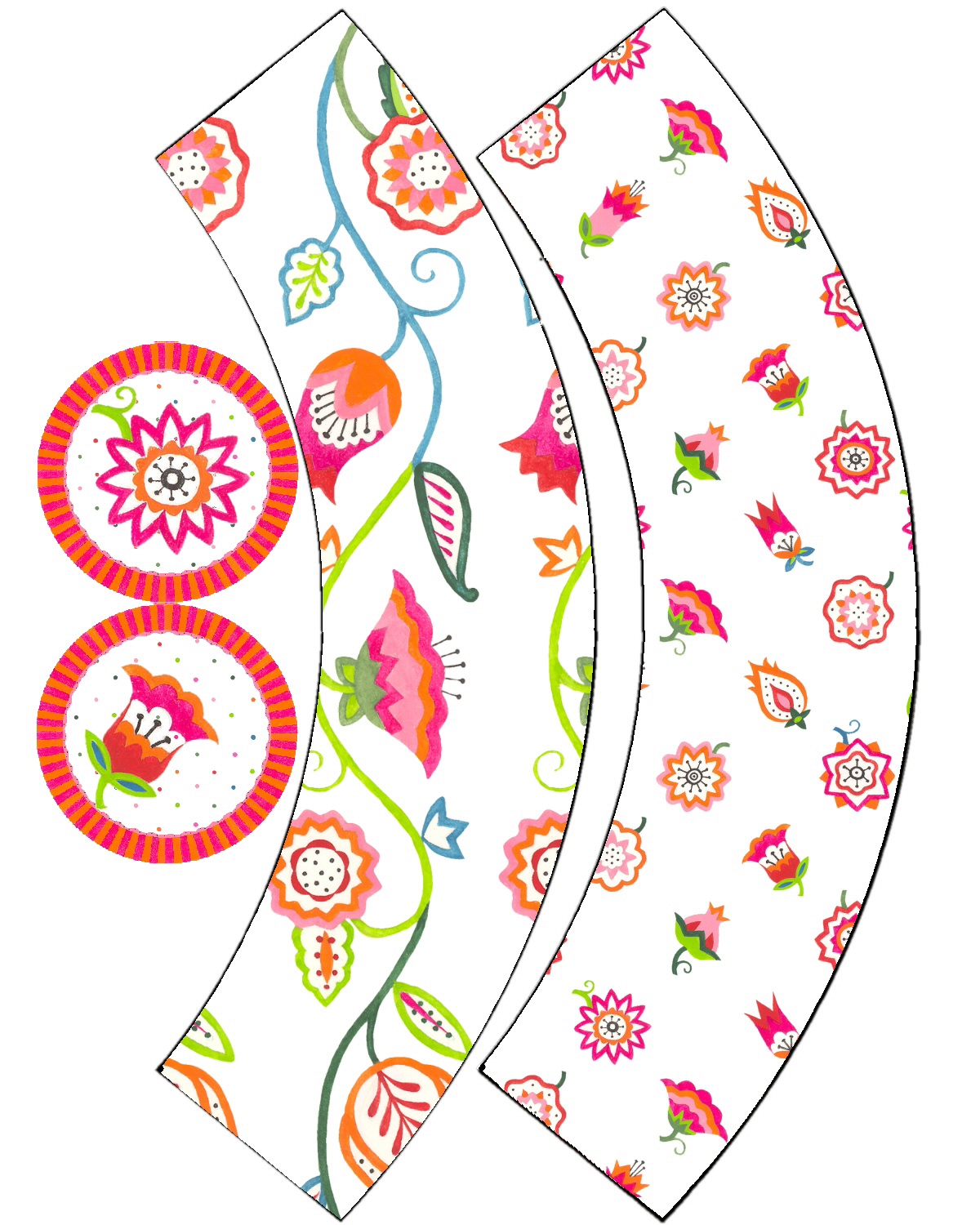 Laminas para imprimir de cupcakes - Imagui