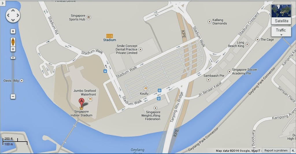 Detail Singapore Indoor Stadium Location Map | Alexandra Meier