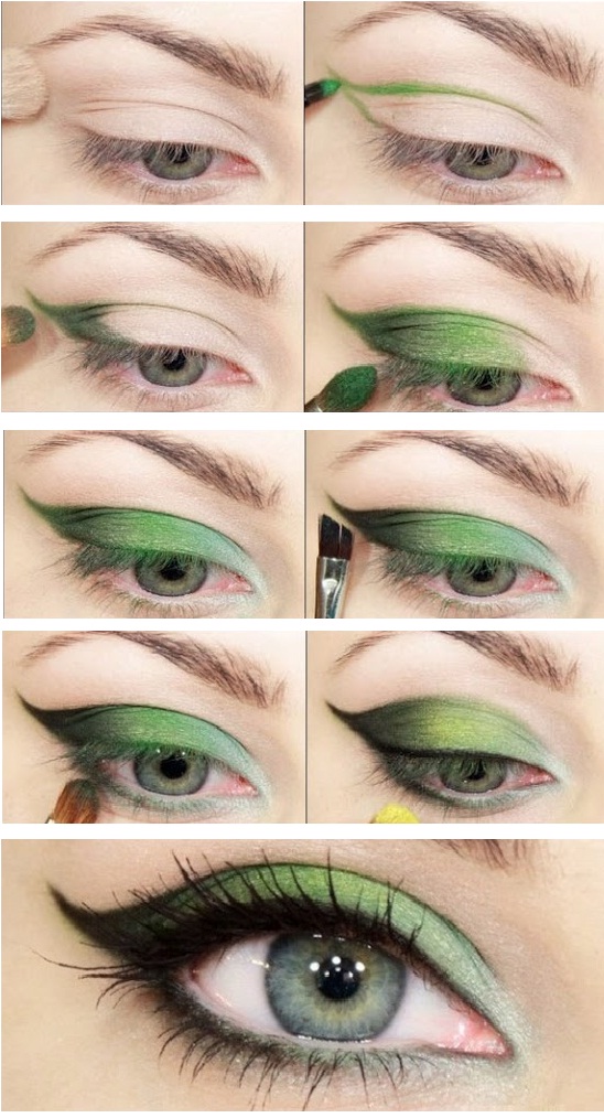 Beautiful Green Eye Shadow