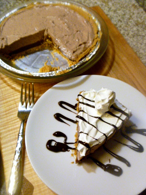 Slice of Southern: Easy Double Chocolate Ice Box Pie
