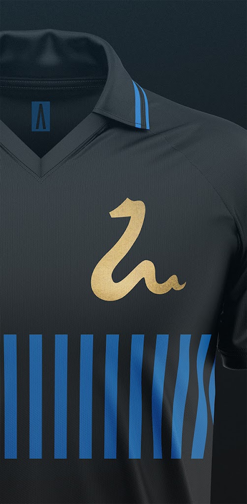 Inter Milan 'Golden Snake' Retro Concept Kits By Rupertgraphic - Footy ...