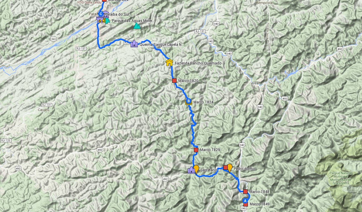 Estrada Real - Caminho Novo - Itaipava a Paraíba do Sul - E aí, férias!