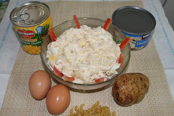 Cuba Cubanos Cubanía: Ensalada de coditos con piña
