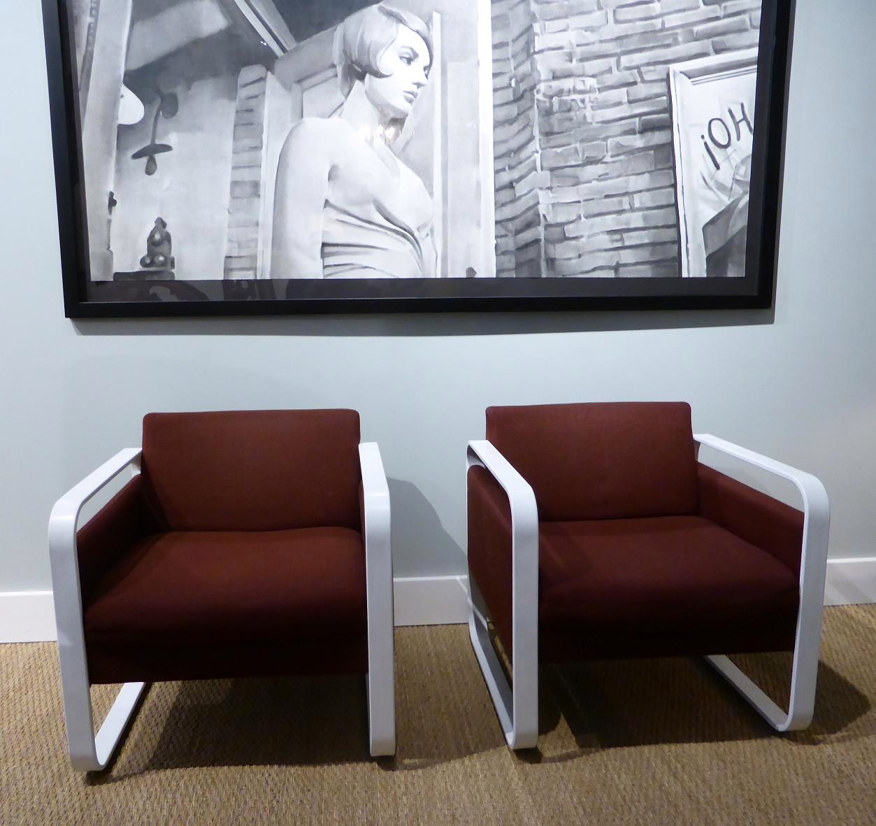 MICHAEL THOMAS : Pair of Cube Chairs