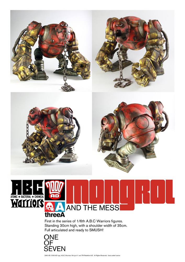 giant master: [Items-THREEA]THREEA 2000AD ABC Warriors Mongrol