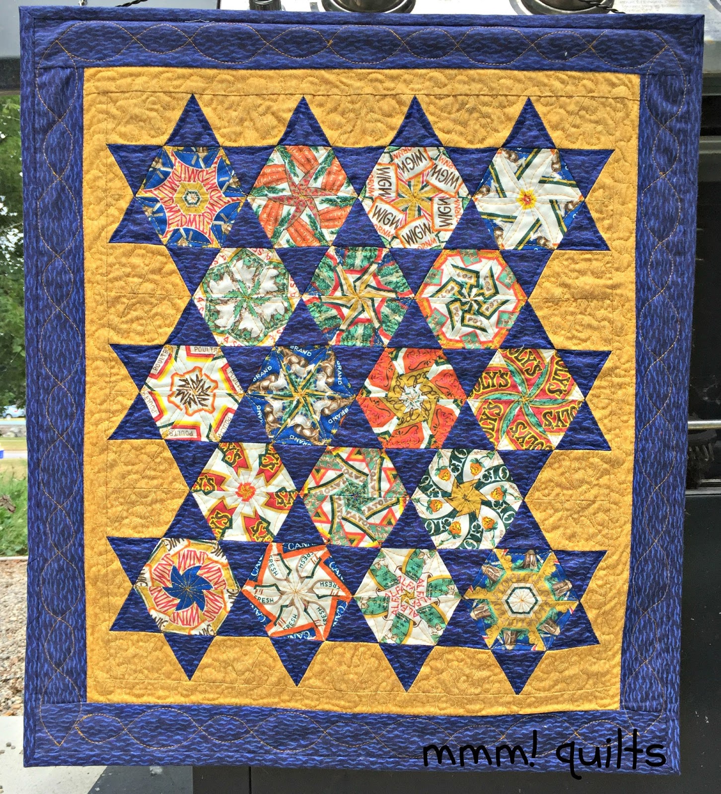 Musings of a Menopausal Melon - mmm quilts: Stack 'n Whack TBT