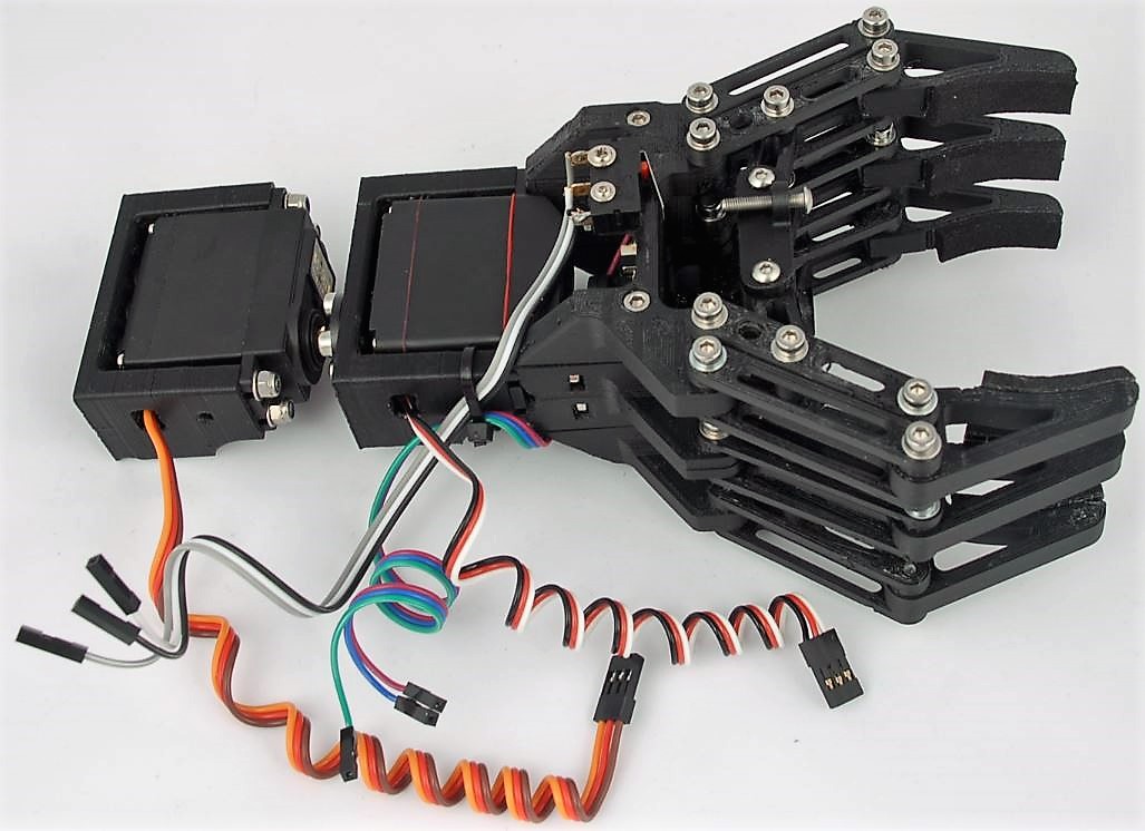 Andromina robot V.2.0: Robotic gripper and Arduino. Tutorial about a ...