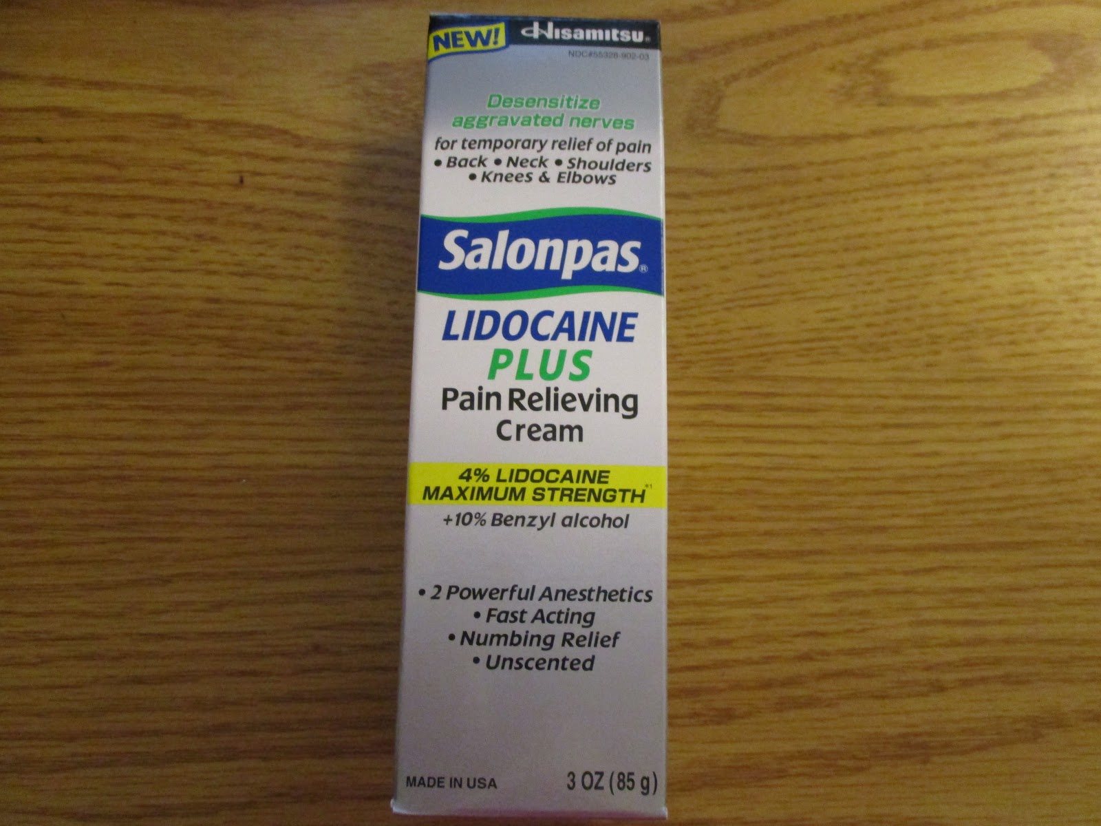 Missy's Product Reviews : Salonpas Lidocaine Plus Pain Relieving Cream ...