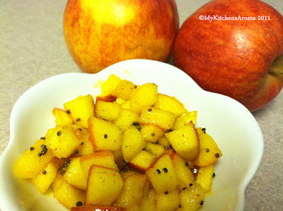 The Sizzling Pan: "Everyday Cooking"- Quick and Easy-- Apple Pickle