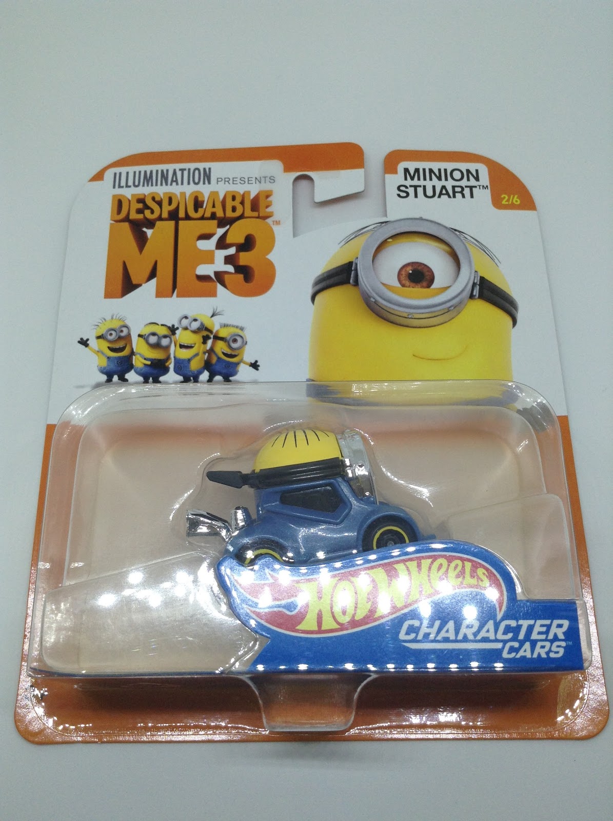 JULIAN'S HOT WHEELS BLOG: Minion Stuart (2017 Despicable Me 3 Character ...