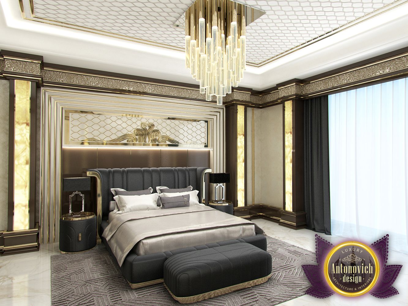 LUXURY ANTONOVICH DESIGN UAE: Master Bedroom in Modern Style Luxury ...