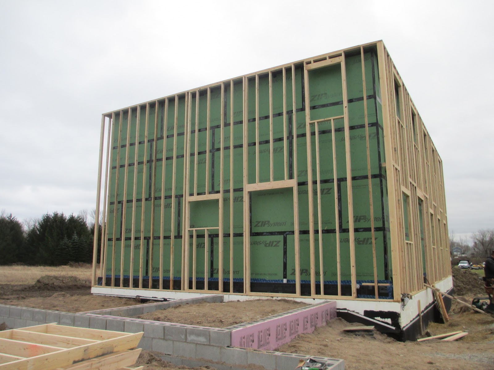 Rochester Passive House: Wall Assembly 2