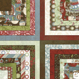All Things Crafty: Moda Flurry Christmas Present Quilt by Kate Spain