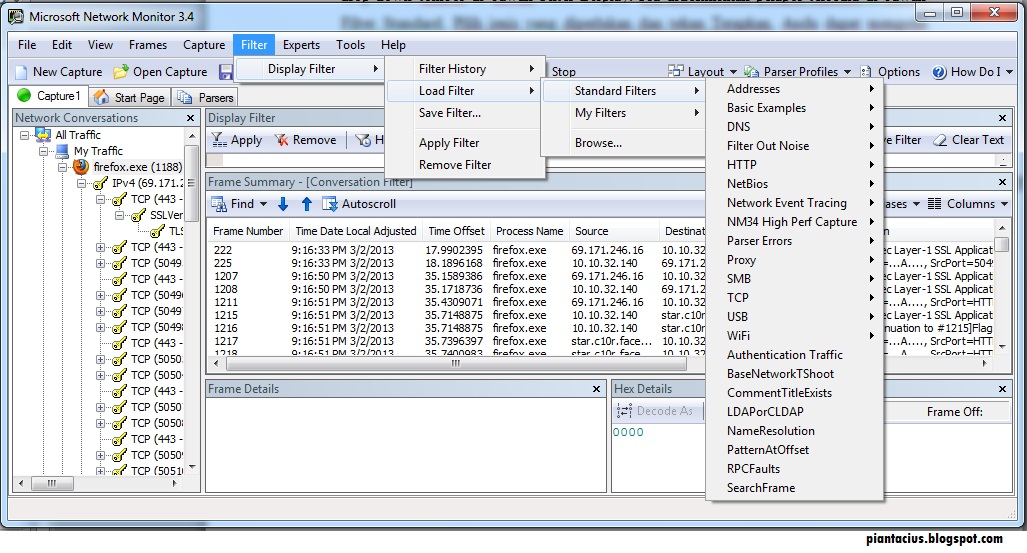 Microsoft Network Monitor - Keamanan Informasi