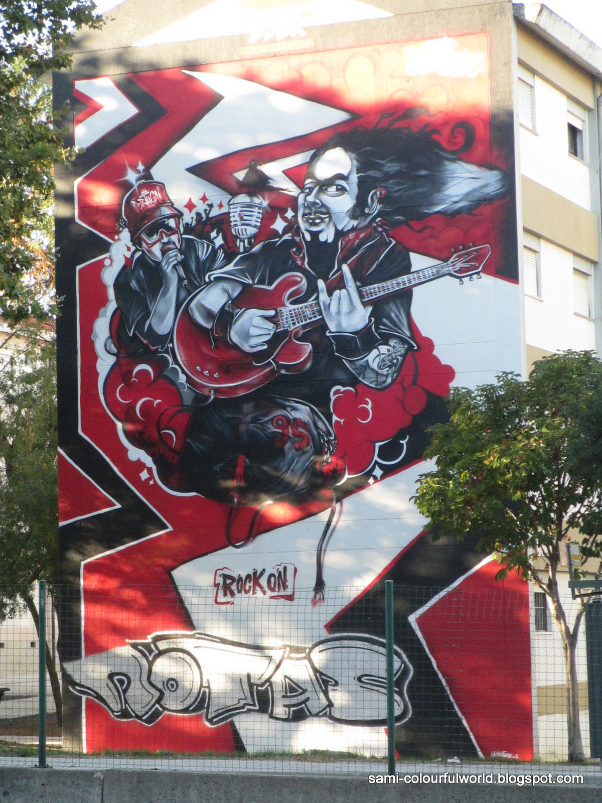 COLOURFULWORLD: Monday Mural - Rock On