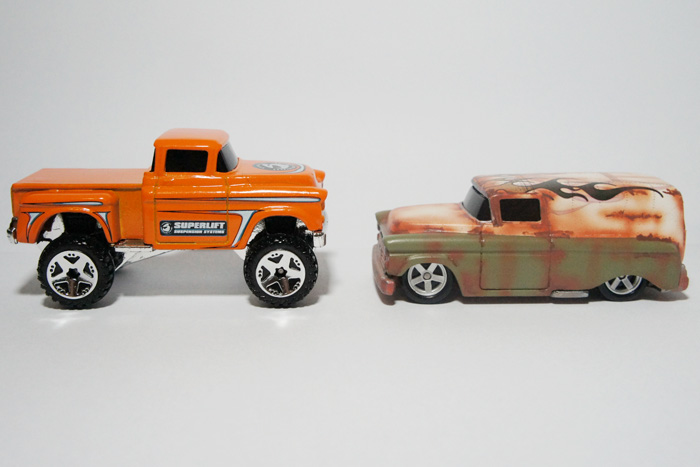 HWCustom: 56 Chevy stepside - delivery (Rusty)