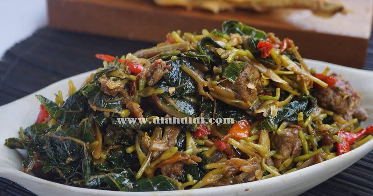 Diah Didi's Kitchen: OSENG DAUN DAN BUNGA PEPAYA