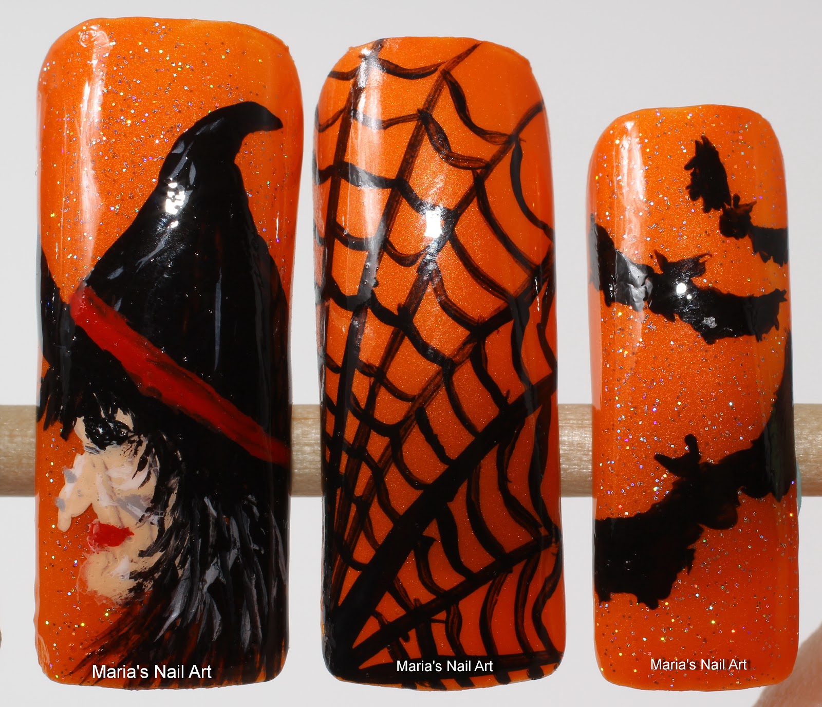 Marias Nail Art and Polish Blog: Halloween claws - Artsy Wednesday