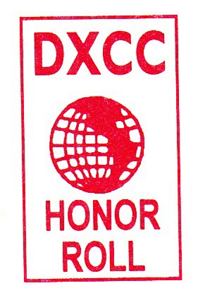 K6CU: DXCC Honor Roll Sticker