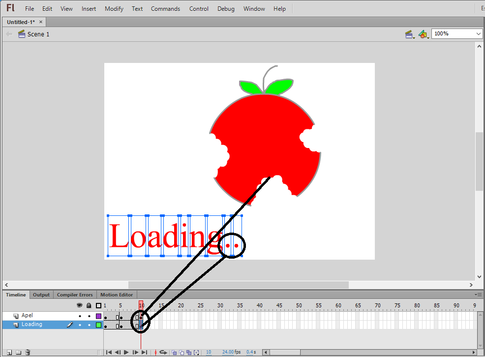 Pembuatan Animasi Loading - Sentuhan Animasi