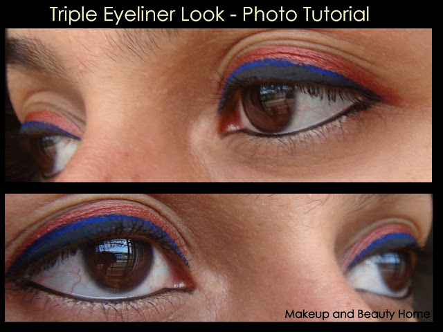 Triple Eyeliner Look - Photo Tutorial