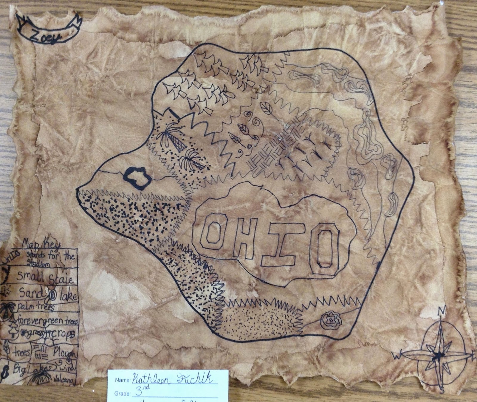 Bailey Elementary Art: 3rd Grade- Maps of an Imaginary Place