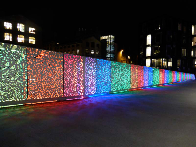 Pittsburgh Murals and Public Art: Randy Pausch Bridge by multiple artists