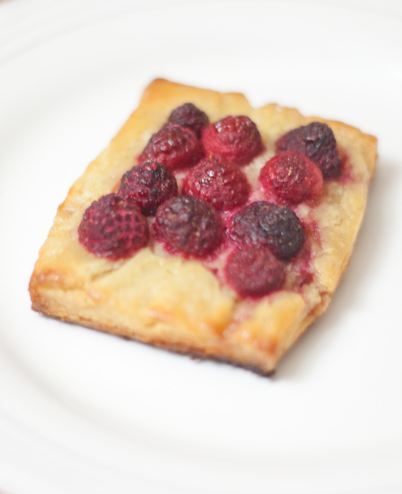 Raspberry Pastry Squares