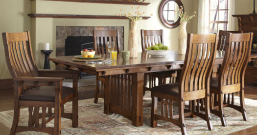 Ernie's In Ceresco: Cutting Edge Dining Room Tables from Simply Amish ...