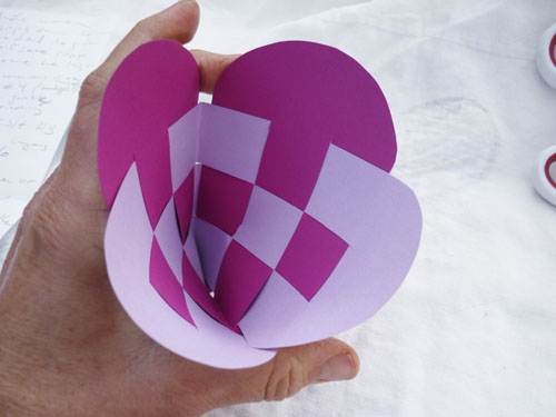 Wishing Well Projects: Woven Paper Heart Tutorial