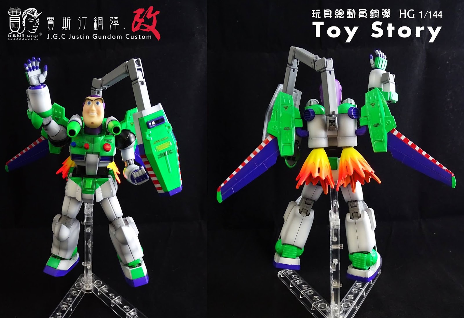 GUNDAM GUY: Disney's Toy Story x Gundam: 1/144 Guncannon REVIVE [BUZZ ...