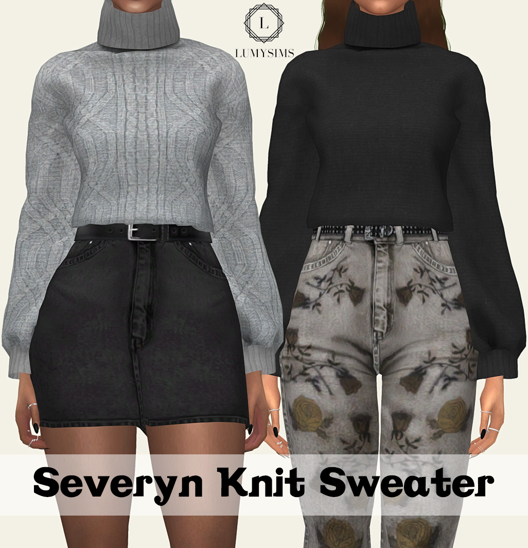 SEVERYN TUCKED IN KNIT SWEATER