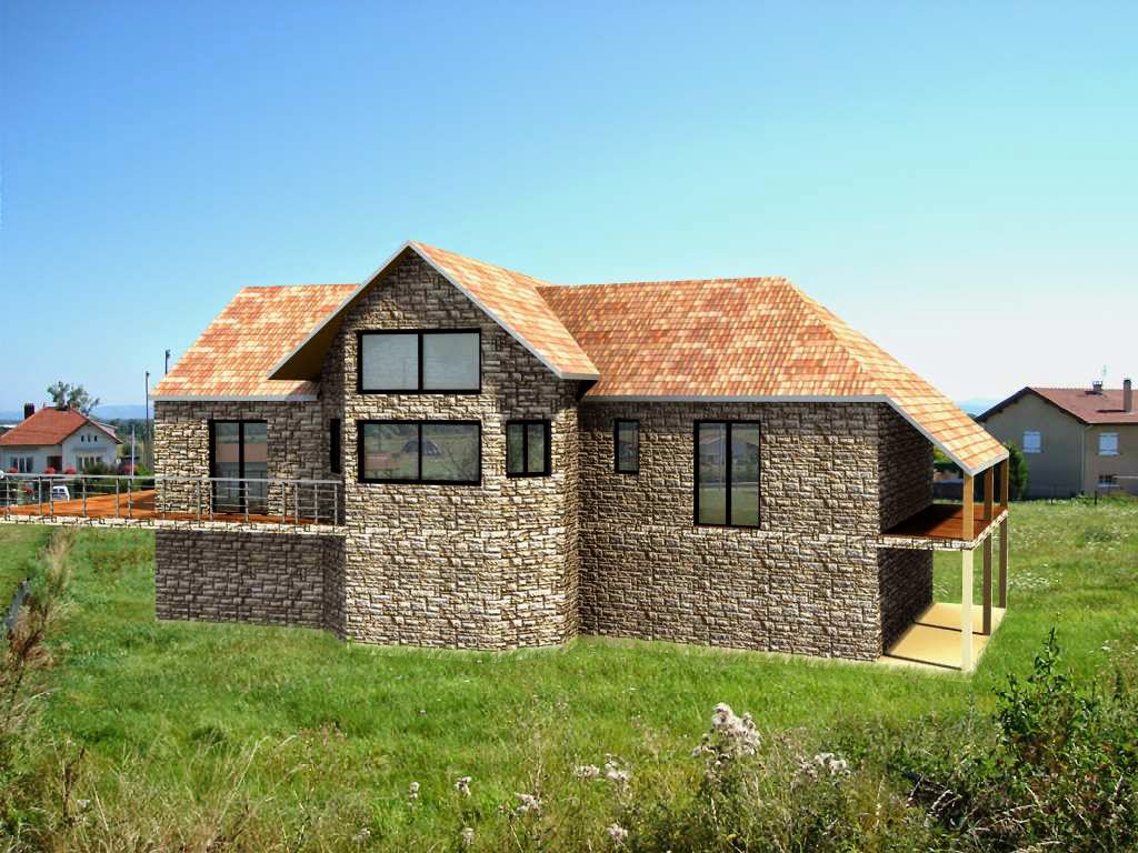 Mégane_Space Designer: Maison en pierre