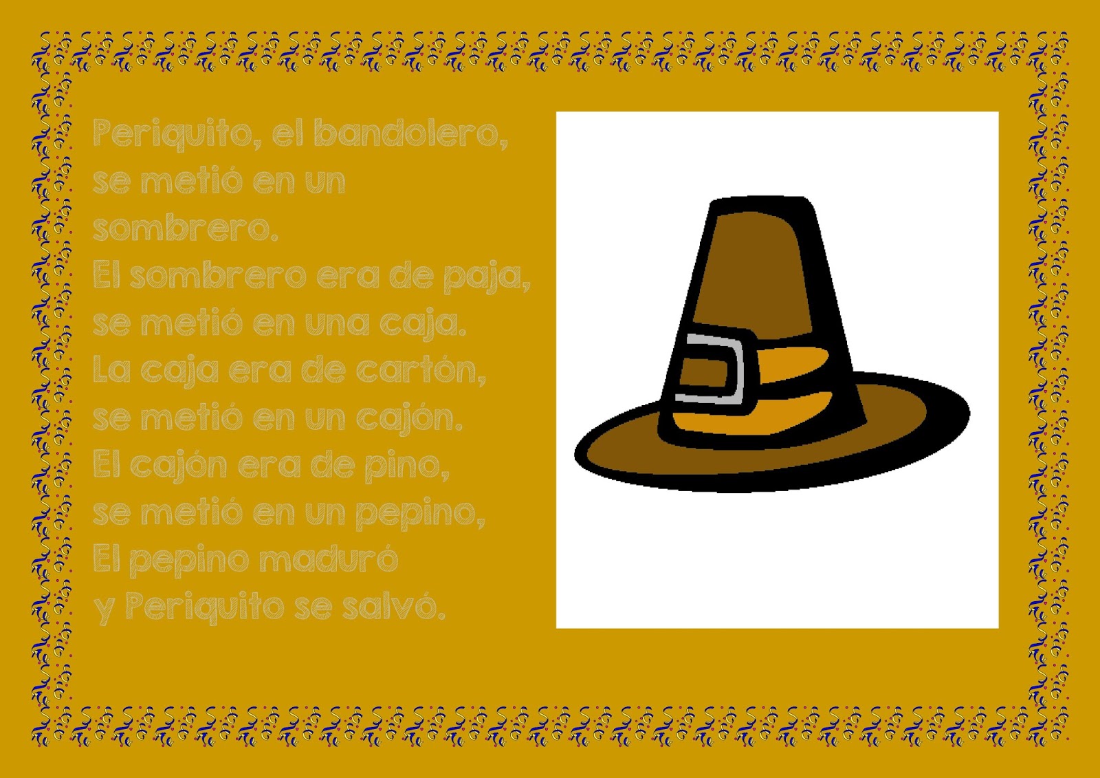 Trabajando en Educación Infantil: 10 retahilas para sortear