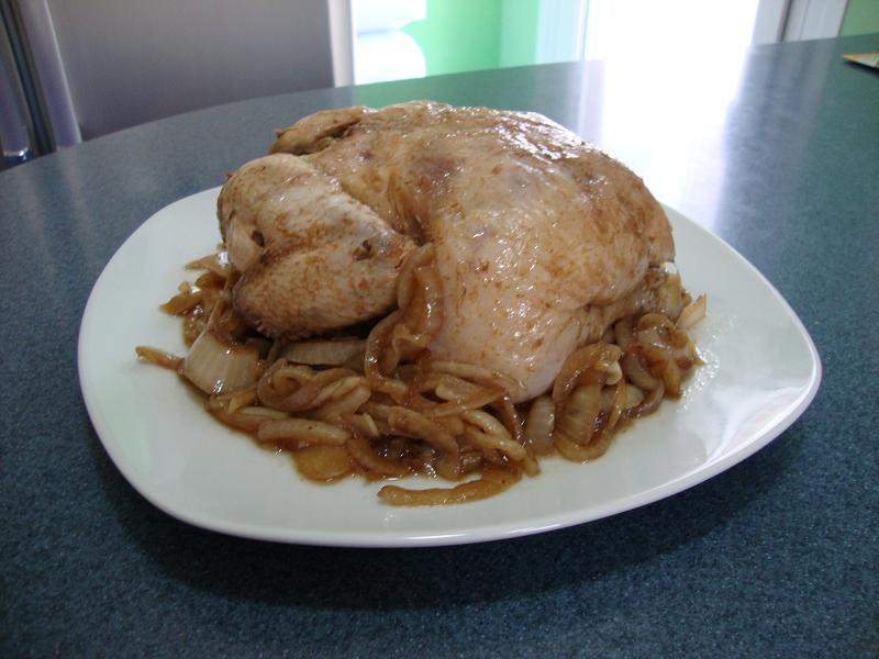 Maria en la cocina: Pollo embolsado a la cebolla