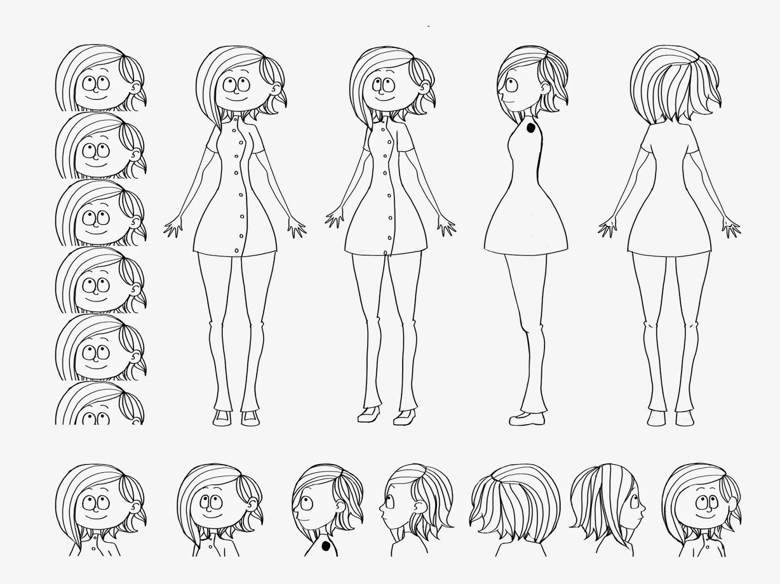 Animation Blog: [YEAR 2] Bubbly Hair Dresser -Character Design-