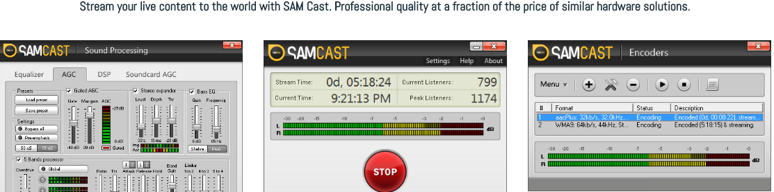 Masathoku Webblog: Radio Streaming with Sam Cast Studio