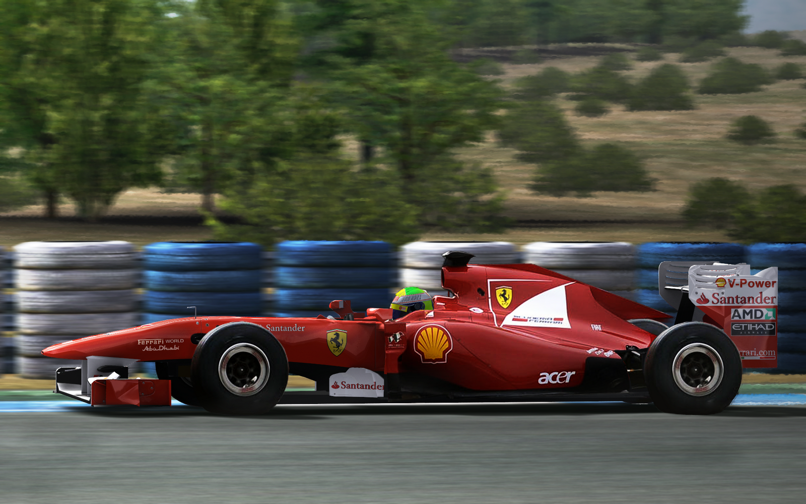 Simracingscreen: Ferrari F150 Test