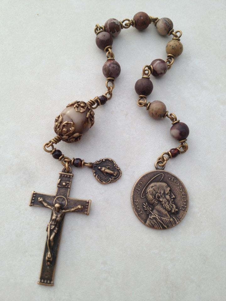 All Beautiful Catholic Beads: St Joseph Tenner