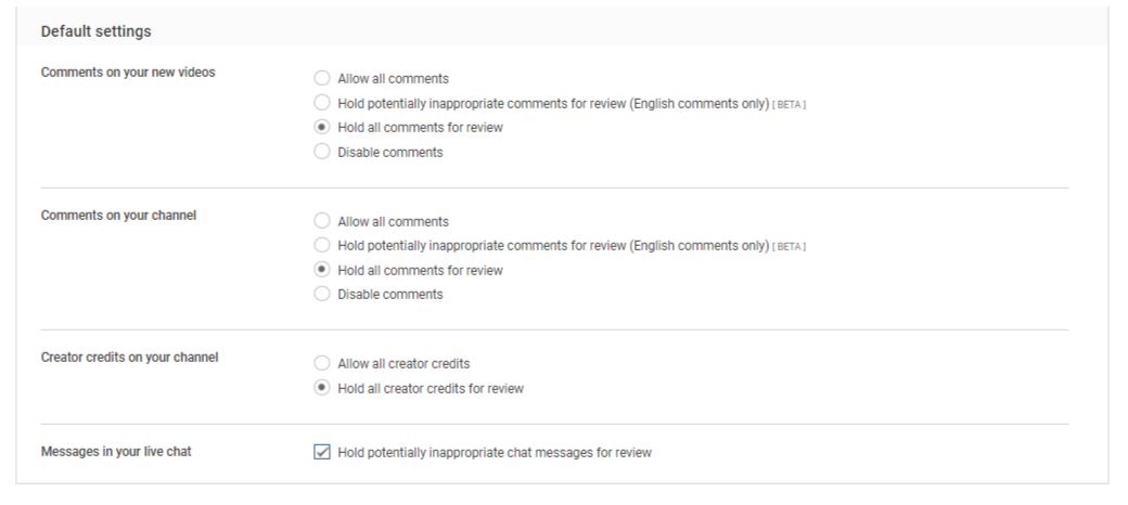 How to use YouTube’s comment moderation tools