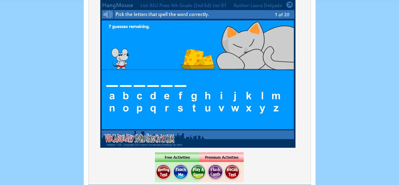 My (re)Viewpoint: Review of VocabularySpellingCity