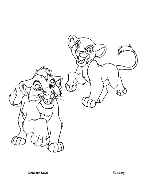 Lion King Kopa And Vitani Coloring Pages Coloring Pages