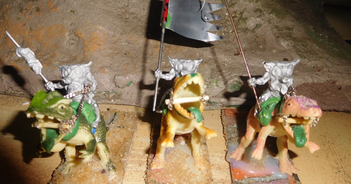 Big Head Pig Headed Goblin Dinosaur Riders And Bird Headed Lady With ...