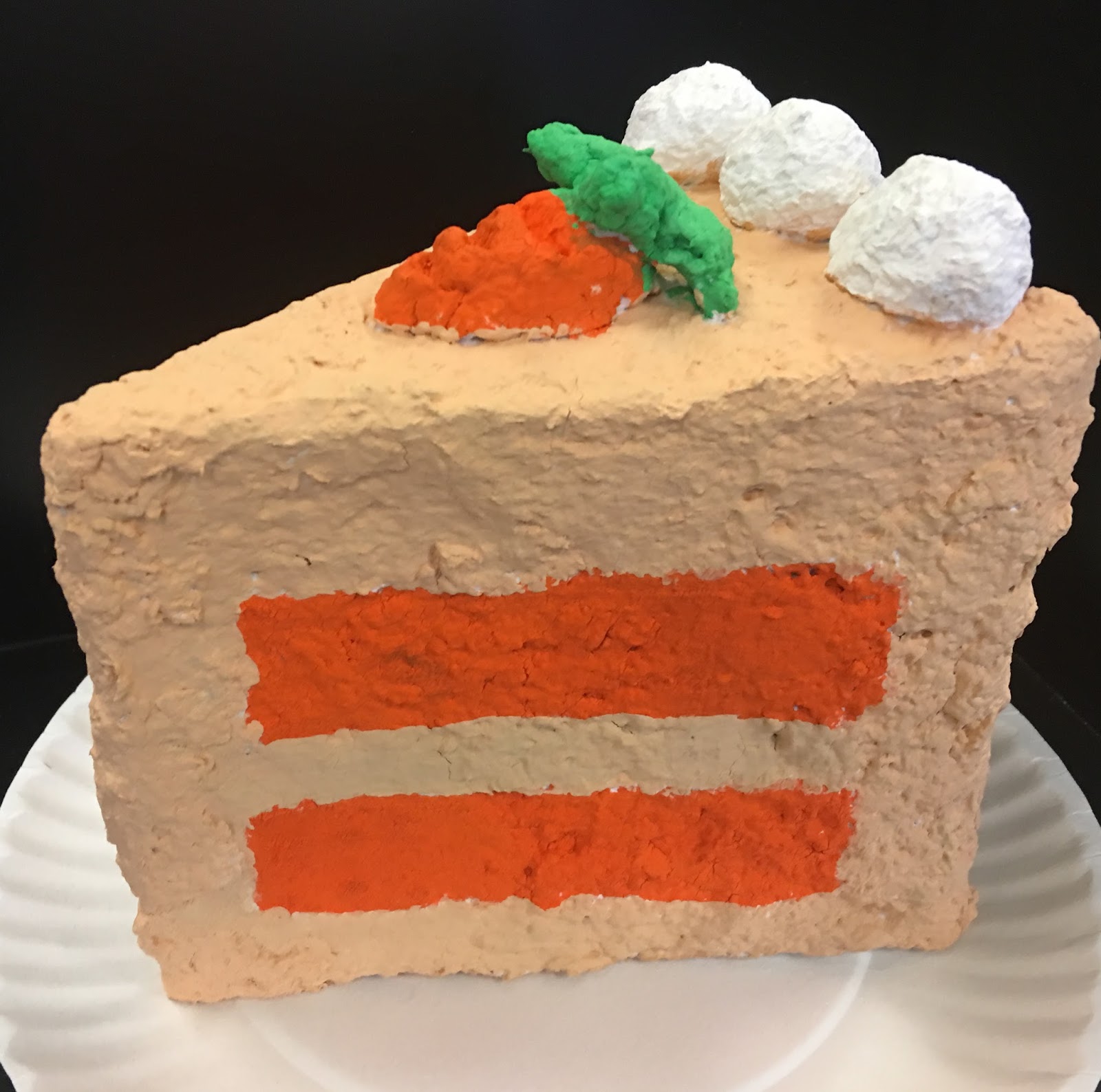 Art Room Blog: Cake In the Style of Wayne Thiebaud and Claycrete