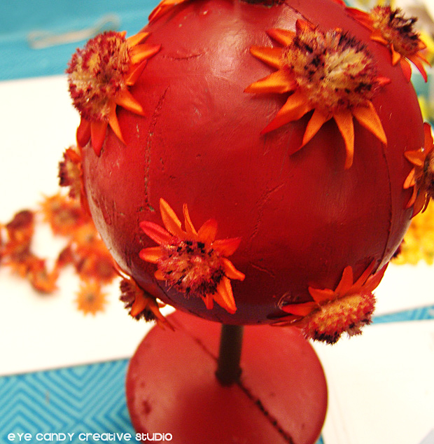 Eye Candy Creative Studio: CRAFT :: Fall Flower Topiary