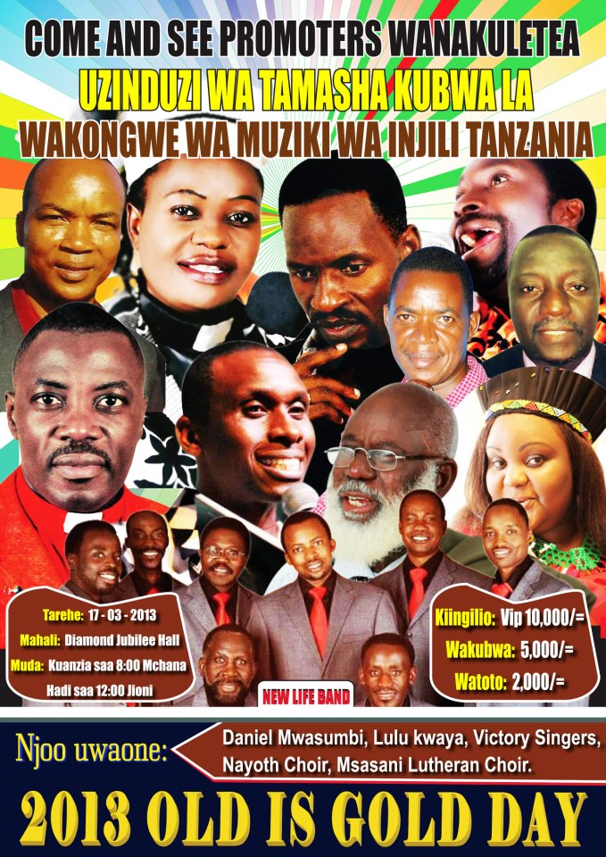 SAUTI ZA INJILI: TAMASHA LA KIHISTORIA LILOWAKUSANYA WAIMBAJI WAKONGWE ...