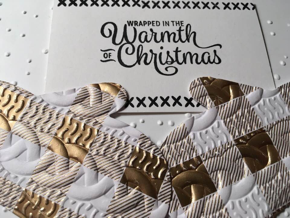 Stampin' Kat: Golden Mittens